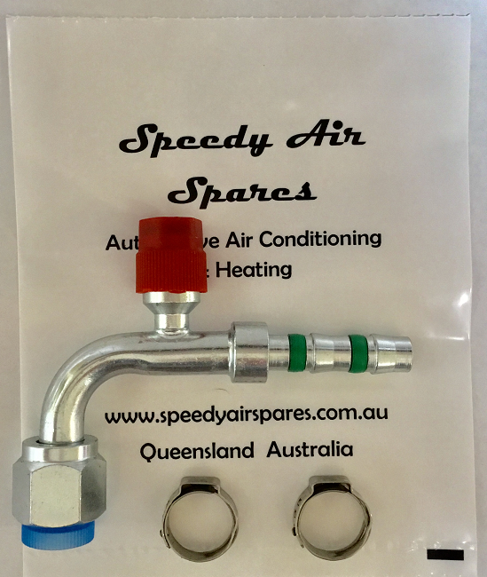 Self Crimp A/C Hose & Fitting Kit with Crimper **Non bulkhead, suits ...